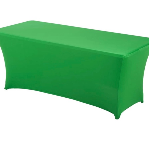 Haorui | Dining | 6 Ft Rectangular Spandex Table Cover Emerald | Poshmark